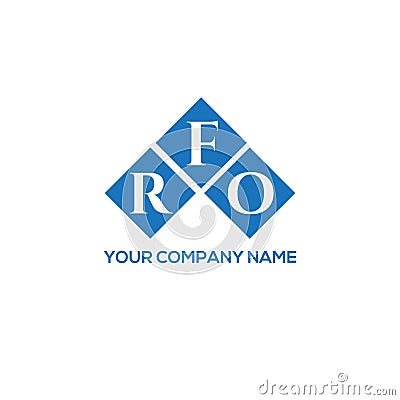 FRO Letter Logo Design On WHITE Background. FRO Creative Initials ...