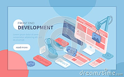 Frontend Development, Creating A Site Layout, Template. Converting Data Into A Graphical UI UX ...
