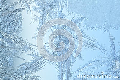 Frozen Glass Window Stock Image - Image: 6689241