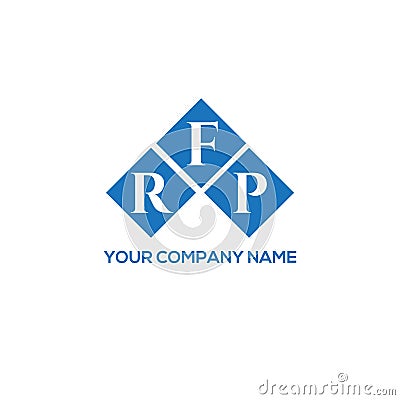 FRP Letter Logo Design On WHITE Background. FRP Creative Initials ...
