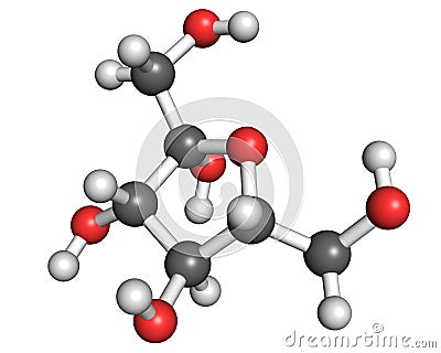 Fructose Molecule Royalty Free Stock Images - Image: 25672249