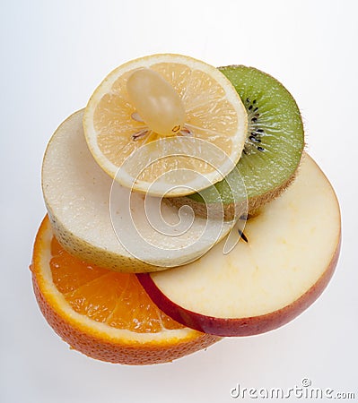 Fruit Tower Stock Image | CartoonDealer.com #74488807