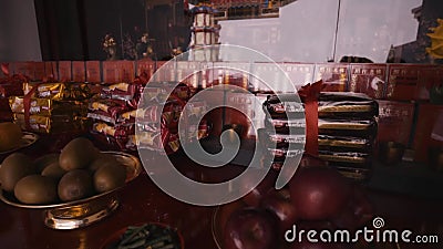 The Fruits are Placed in the Middle of the Altar for the Offerings on ...