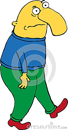 Frustrated Cartoon Character Stock Image - Image: 22787861