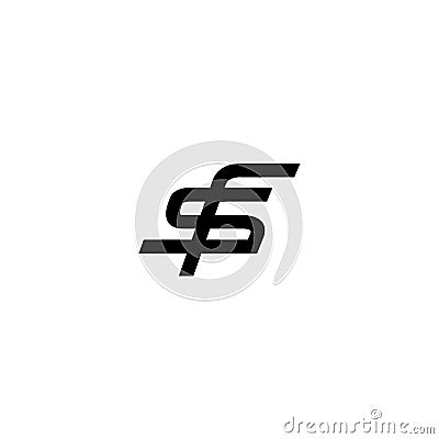 FS Logo Simple Sign. Letter FS Icon Vector Illustration | CartoonDealer ...