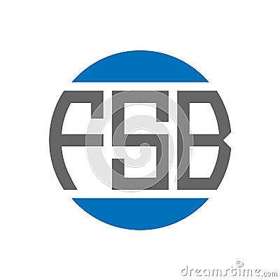 FSB Letter Logo Design On White Background. FSB Creative Initials ...