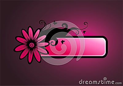 Fuchsia Frame Cartoon Vector | CartoonDealer.com #14037421