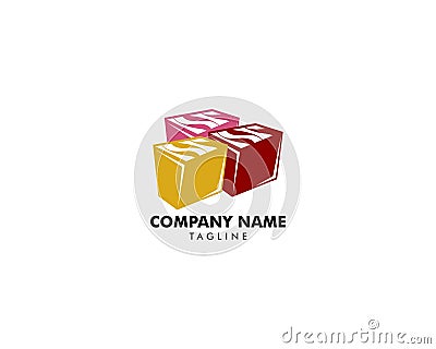 Fudge Logo Design Vector Template | CartoonDealer.com #172081202