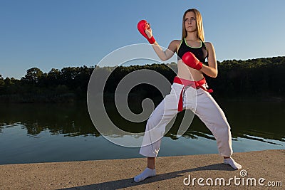 Fudo Dachi Karate Stock Photo - Image: 78527033