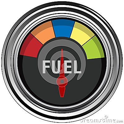 Fuel Gauge Cartoon Vector | CartoonDealer.com #21760489