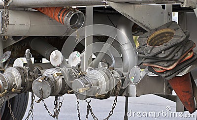 Fuel Truck Manifold Royalty Free Stock Photos - Image: 11504058