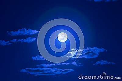 Full Clouds Moon Sky Stock Image - Image: 10065551