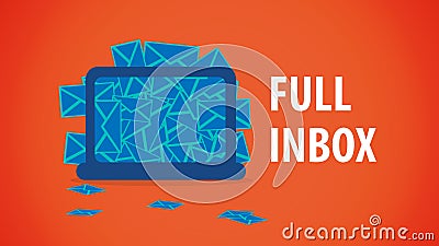 Full Email Desktop Inbox Royalty Free Stock Photography - Image: 31726507