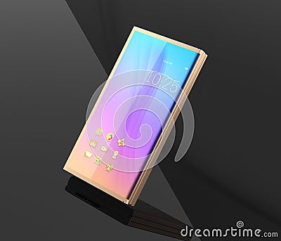 Full OLED Display Smart Phone Stock Photo | CartoonDealer.com #83983920