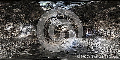 Full Seamless Spherical Hdri 360 Panorama Inside Underground Dragon Pit ...