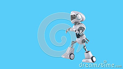 Fun 3D robot dancing stock video. Video of dance, cartoon - 276775683