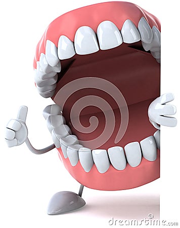 Fun Teeth Stock Photography | CartoonDealer.com #17527004