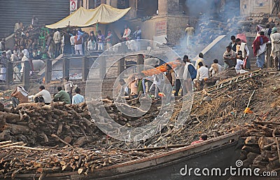 Funeral In Varanasi, India Editorial Stock Photo - Image: 18093983