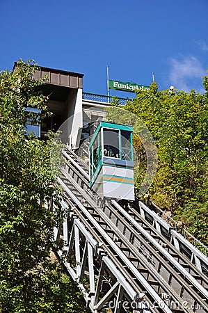 Funicular Of Old Quebec City, Canada Editorial Stock Photo - Image ...