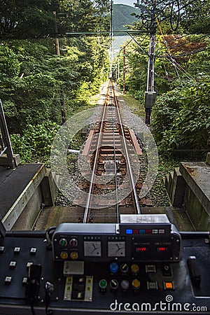 Funicular Railway At Hakone In Japan Royalty-Free Stock Image ...