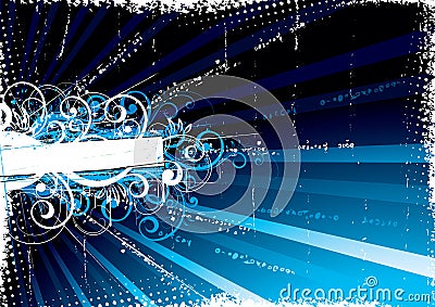 Funky Blue Background Stock Photos - Image: 8881563