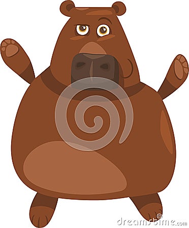 Funny Bear Cartoon Illustration | CartoonDealer.com #46758203