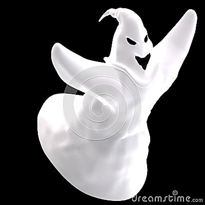 Funny Cartoon Ghost Royalty Free Stock Images - Image: 18315409