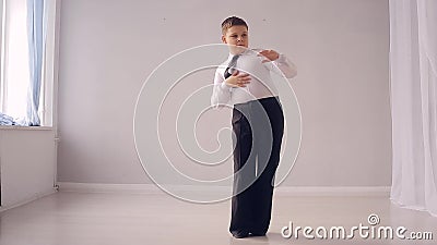 Funny fat boy dance stock footage. Video of child, dance - 141917406