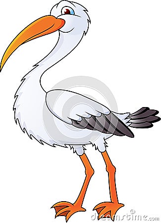 Funny Stork Cartoon | CartoonDealer.com #23782279