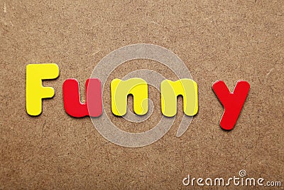 Funny Word Royalty-Free Stock Photography | CartoonDealer.com #53920973