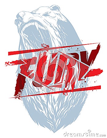 Fury Sign Vector Illustration | CartoonDealer.com #57572520