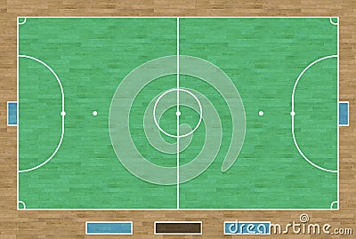 Futsal Court Stock Photo - Image: 36731390