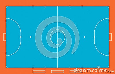 Futsal Field Stock Photo - Image: 38827375
