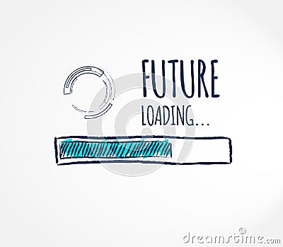 Future Loading Royalty-Free Illustration | CartoonDealer.com #195689991