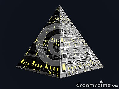 Future Pyramid Royalty Free Stock Photography - Image: 423067