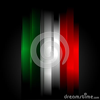 Futuristic Abstract In Italian Flag Colors Royalty Free Stock ...