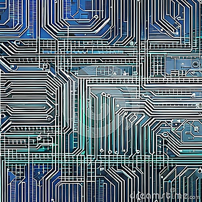 659 Futuristic Circuit Board: A Futuristic And Sci-fi-inspired ...