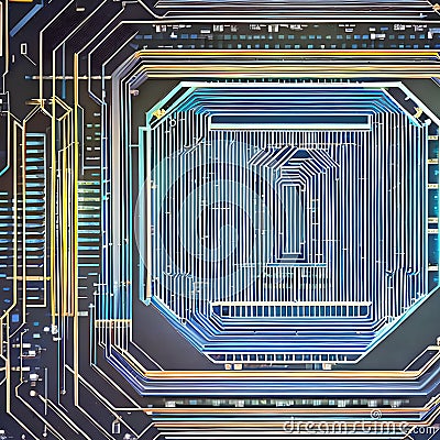 659 Futuristic Circuit Board: A Futuristic And Sci-fi-inspired ...