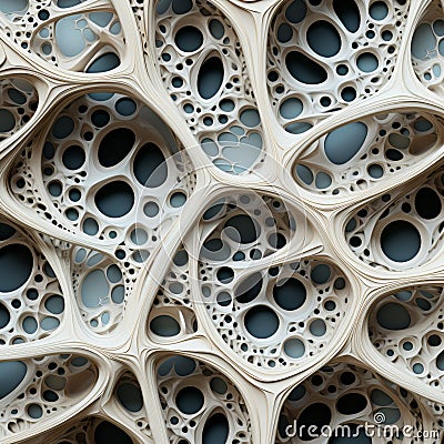 Futuristic 3d Printed Bone Structure With Biomimicry-inspired Lace ...