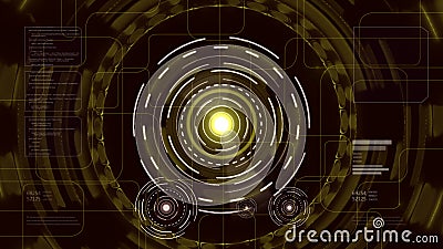 Futuristic Head-up Display. Stock Footage - Video of digital, graphic ...