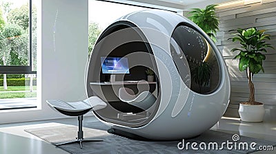 Futuristic Office Pod Stock Photo | CartoonDealer.com #314809017