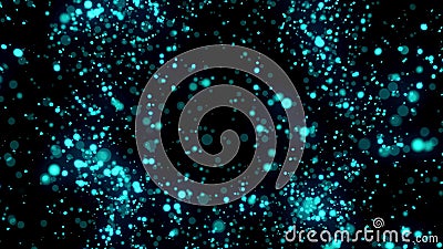 Futuristic Particles Cosmic Explosion Shockwave Blue Energy Space 3d ...