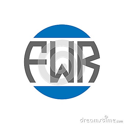 FWR Letter Logo Design On White Background. FWR Creative Initials ...