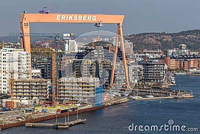 Göteborg - Eriksberg Redaktionell Foto - Bild: 57749565