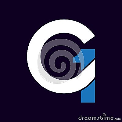 G1 Initial Letter And Number Logo, G And 1, G1, 1G, Concepts Logo ...