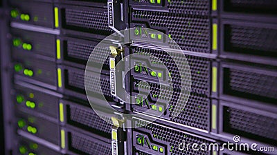5G server rack stock footage. Video of mesh, data, digital - 235982180