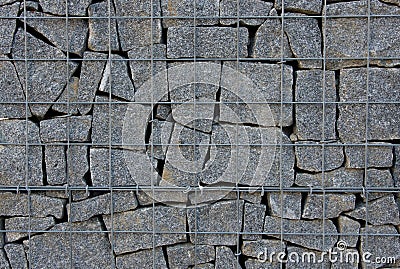 Gabion Wall Royalty-Free Stock Photography | CartoonDealer.com #34530623