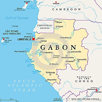 Gabon, The Gabonese Republic, A Country In Central Africa, Political ...