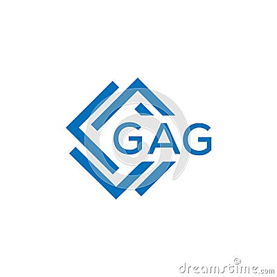 GAG Letter Logo Design On White Background. GAG Creative Circle Letter ...