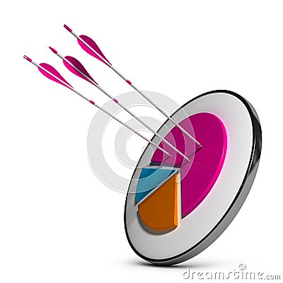 Gaining Market Share Stock Illustration - Image: 69082924